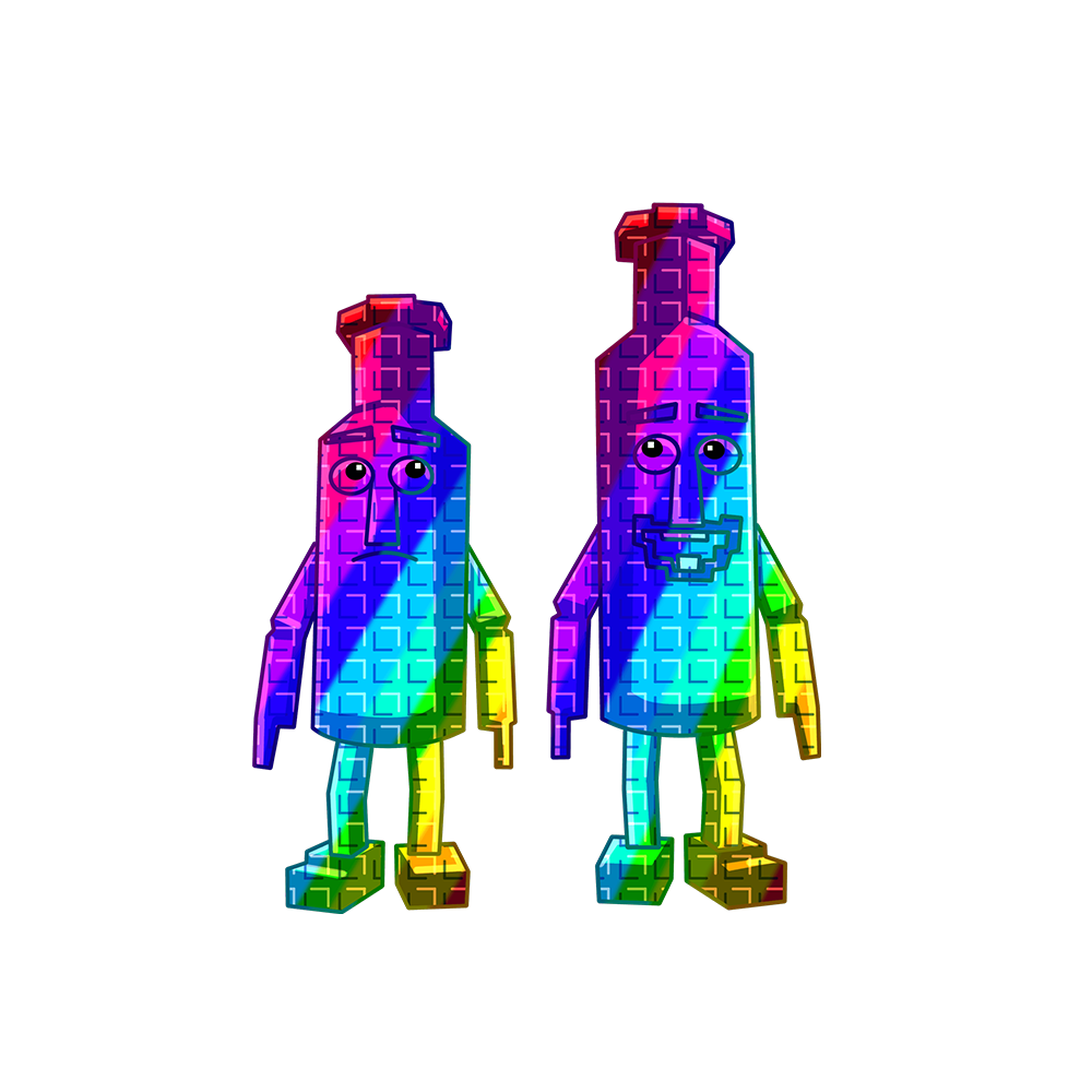 Rainbow Ketchuru and Musturu – ShopBlox