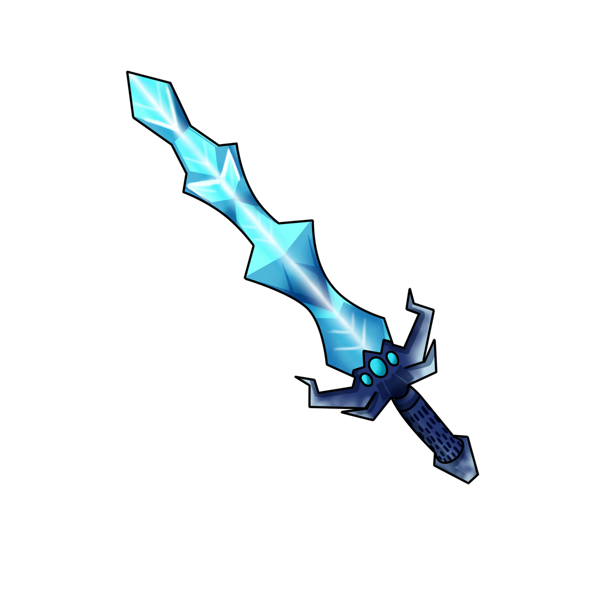 Get Ice Dragon Rare Blue Token Knife – ShopBlox